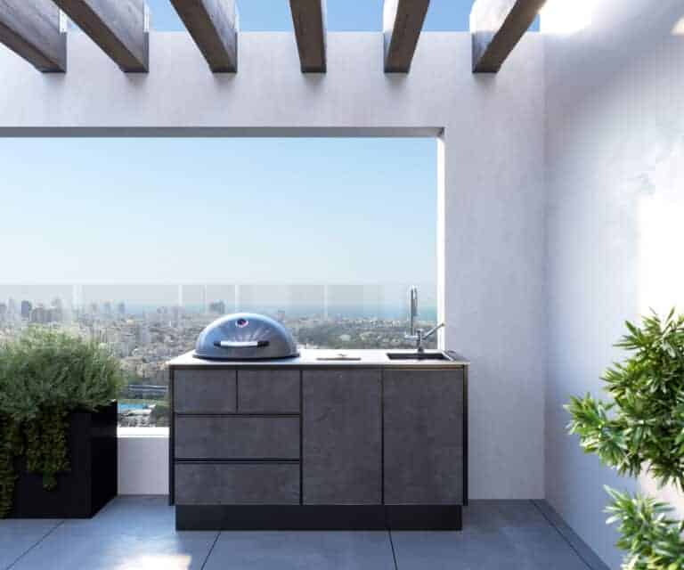 Alumex Outdoor Kitchen - אלומקס מטבחי חוץ - מטבחי גינה מעוצבים מאלומיניום